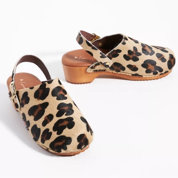Anthropologie | Shoes | Anthropology Classic Clog Animal Print Calf ...